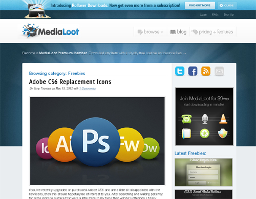 20 Blogs Offering Web Design Freebies - DJ Designer Lab