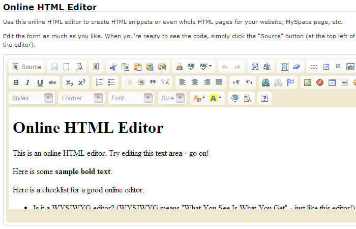 10 Most Interesting and Appealing Online HTML Editors - DJ Designer Lab